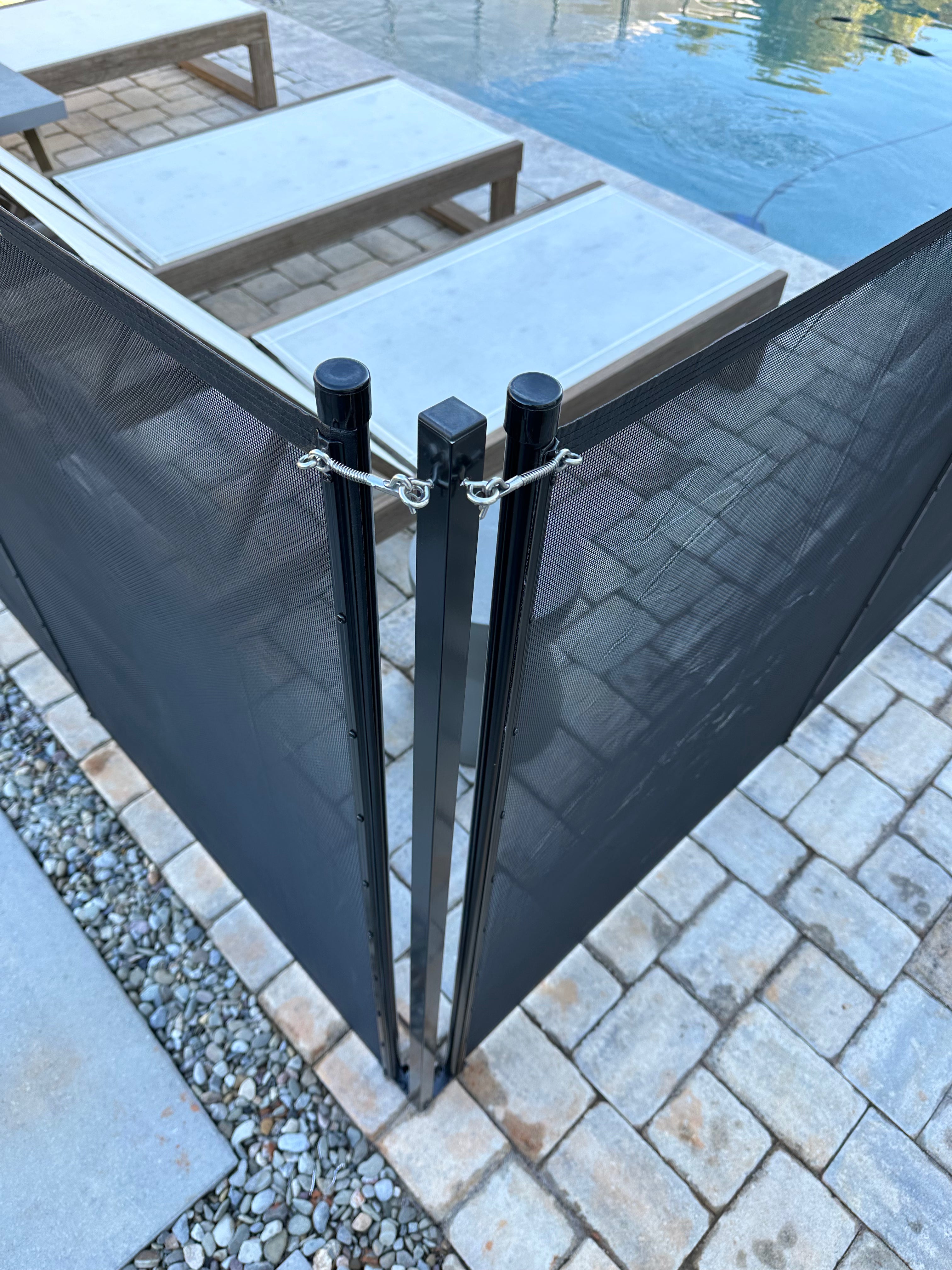 90° turn post – Pool Fence DIY